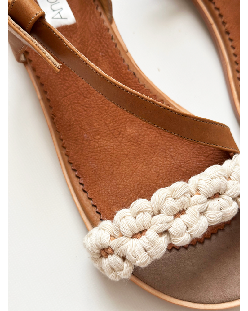 Mod. Anita Off white y apricot